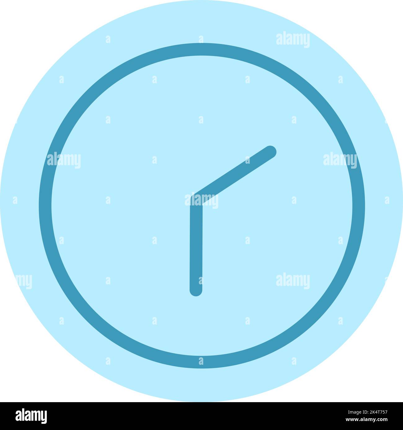 Contacts clock, illustration, vector on a white background Stock Vector ...