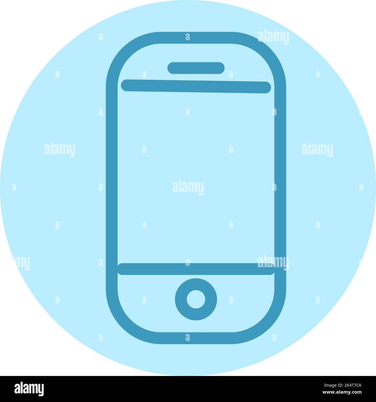 Contacts smartphone, illustration, vector on a white background Stock ...