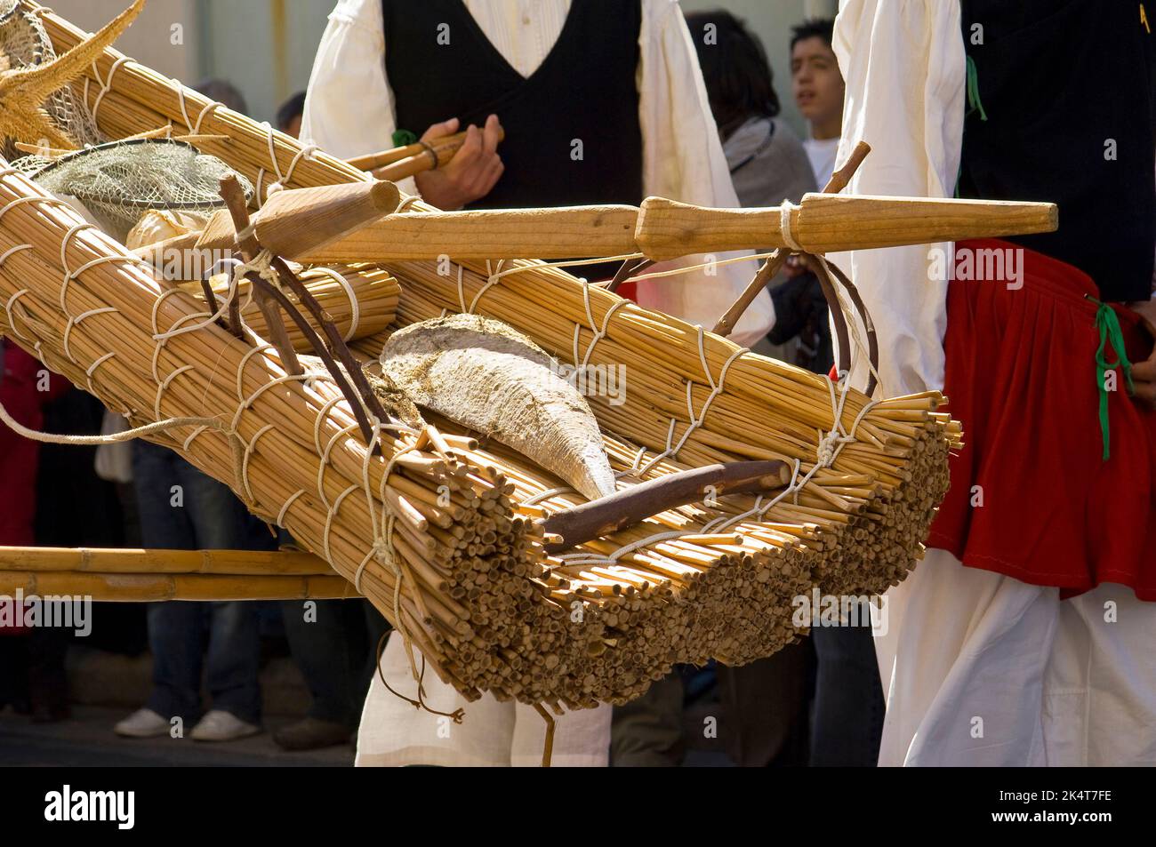 Is Fassonis, (traditional boat made with reeds marsh hay which grows in ...
