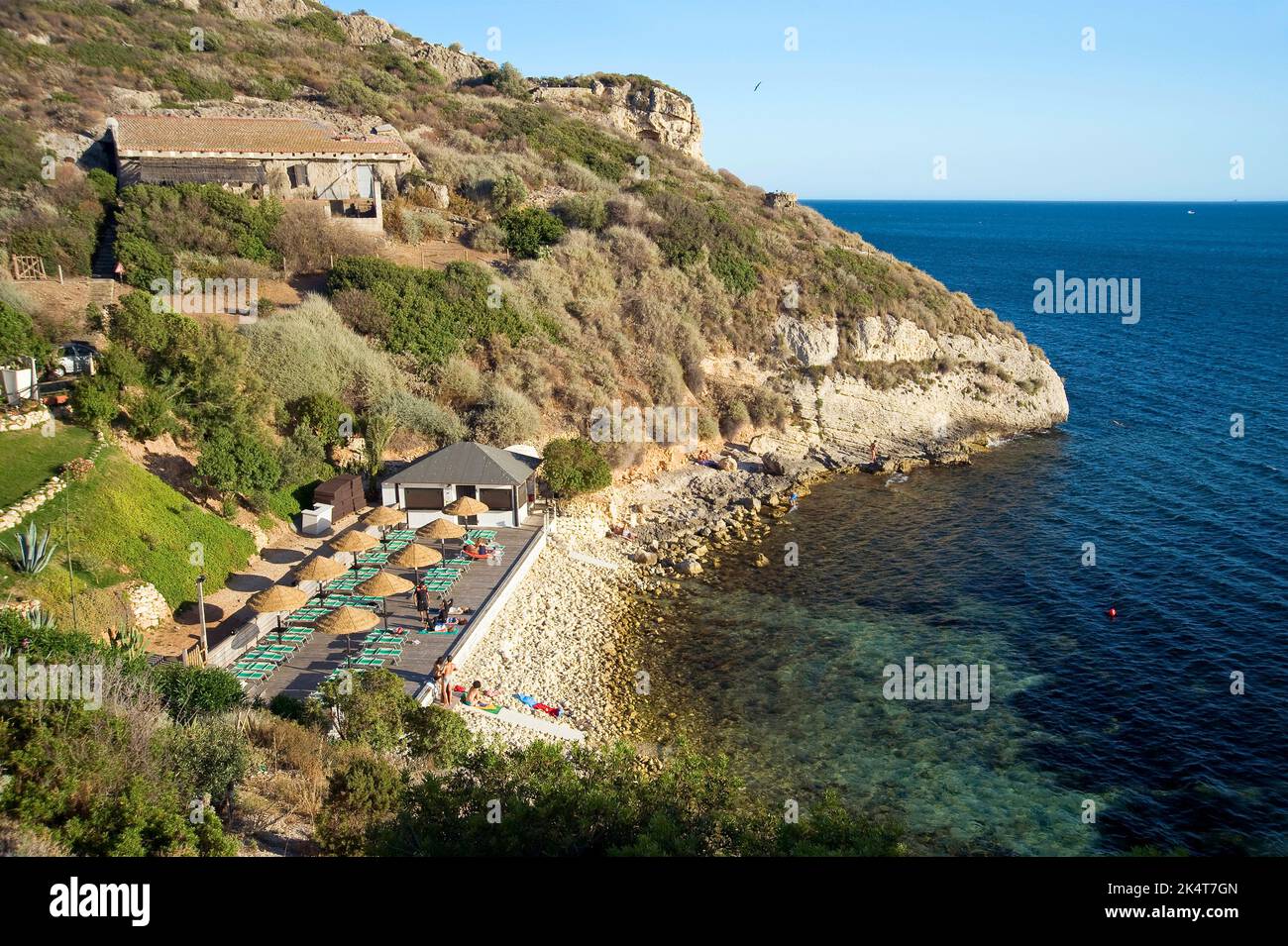La Paillotte, Capo Sant'Elia, Cagliari, (Landscape from Sella del ...