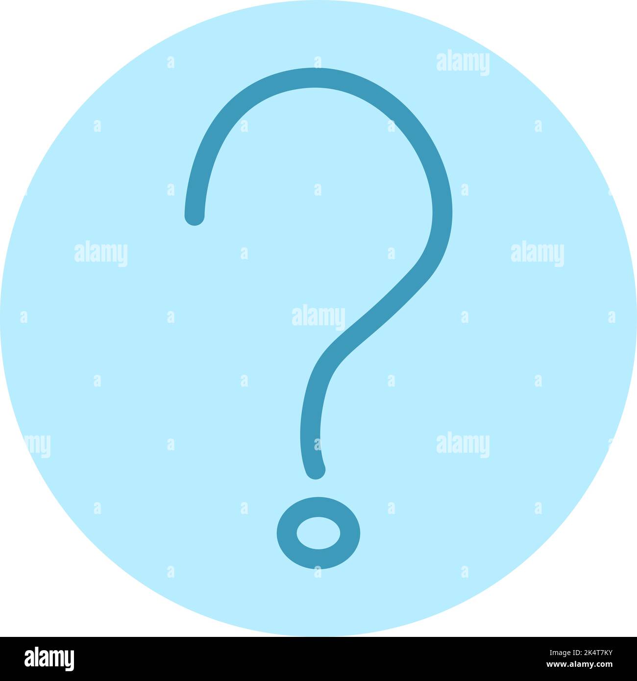 Contact question, illustration, vector on a white background Stock ...