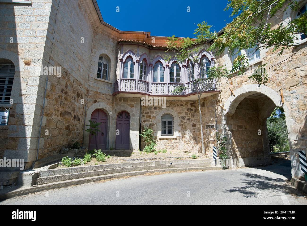 Il Castello, old office, Montevecchio Mine, Ingurtosu, Arbus, Medio ...
