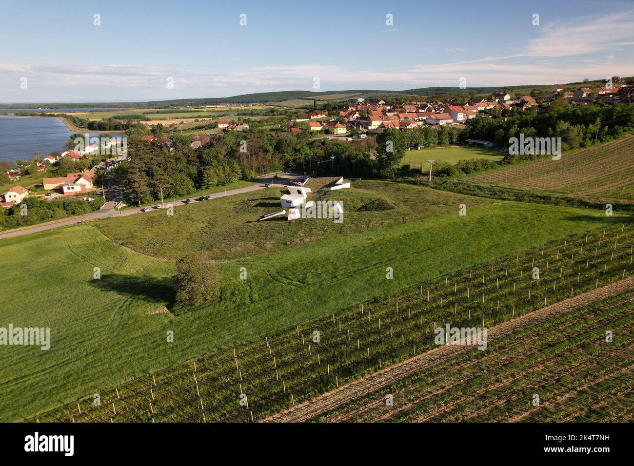 Archeopark Pavlov. Famous landmark on South Moravia. Czech Republic ...