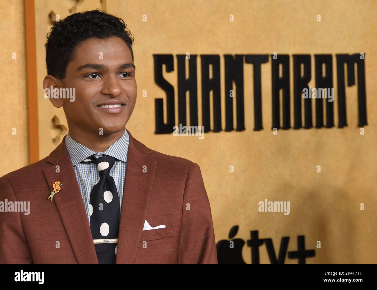Matthew Joseph arrives at the Apple TV+ Original Series' SHANTARAM ...