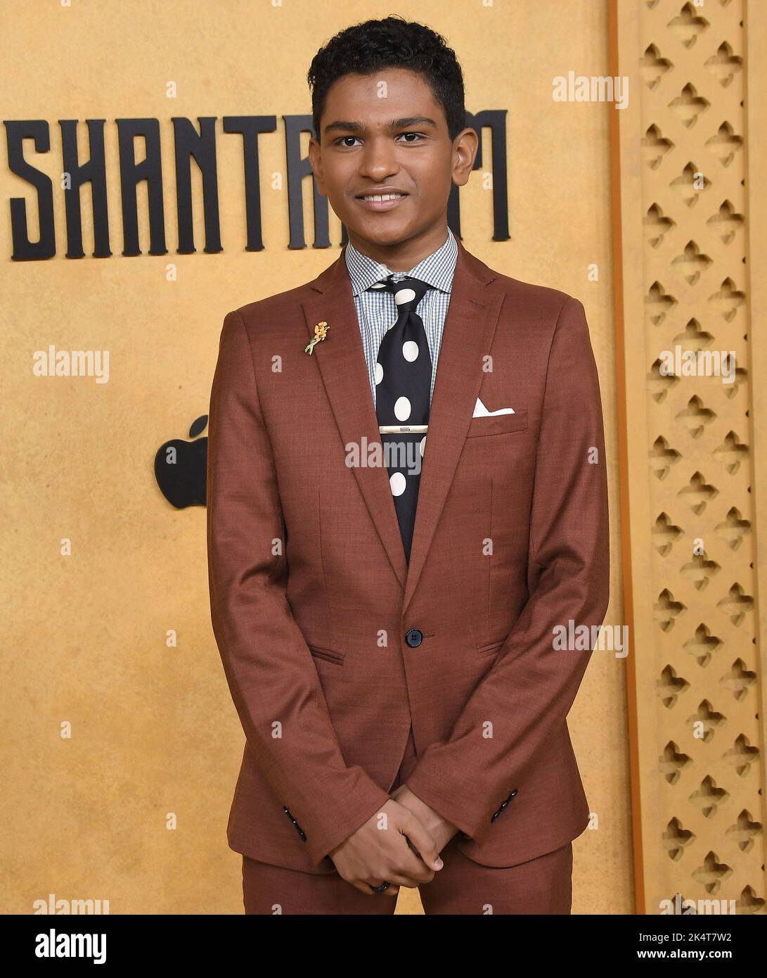 Matthew Joseph arrives at the Apple TV+ Original Series' SHANTARAM ...