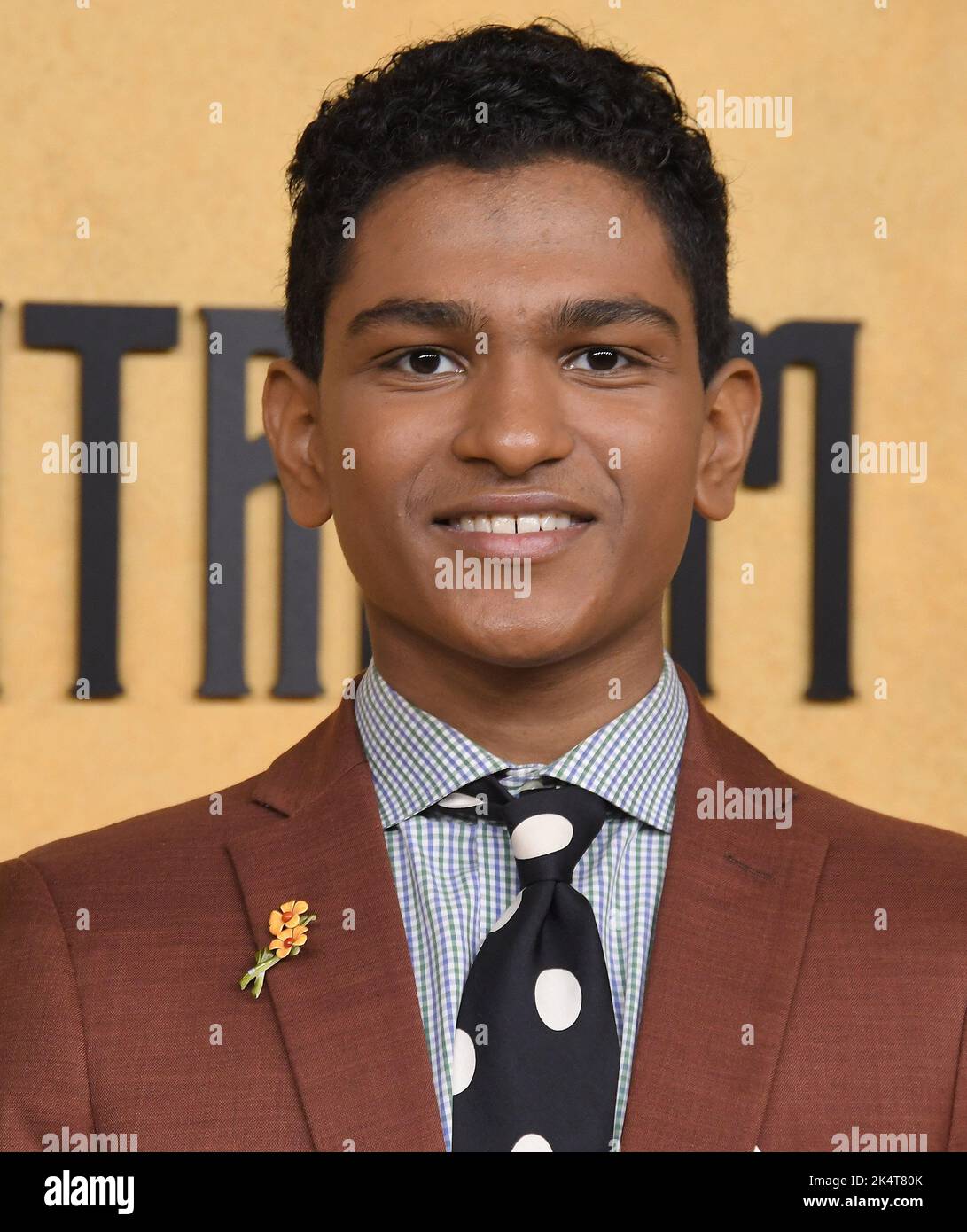 Los Angeles, USA. 03rd Oct, 2022. Matthew Joseph arrives at the Apple ...
