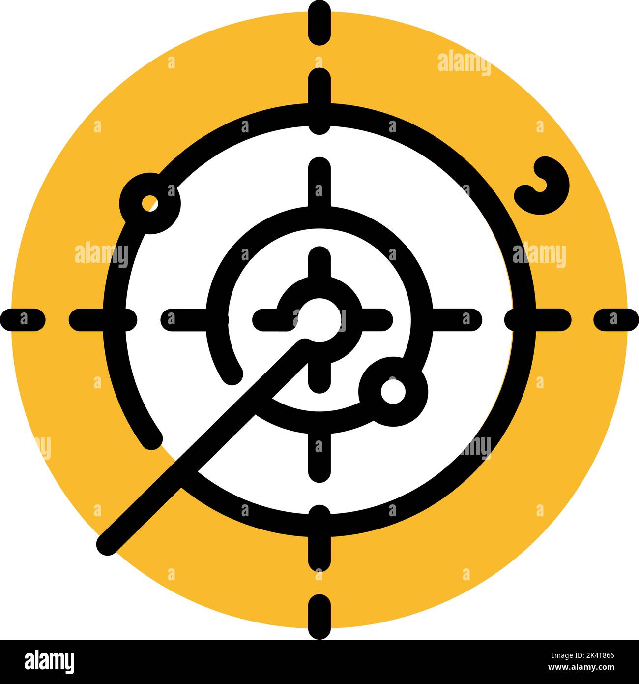 Flight navigation, illustration, vector on a white background Stock ...