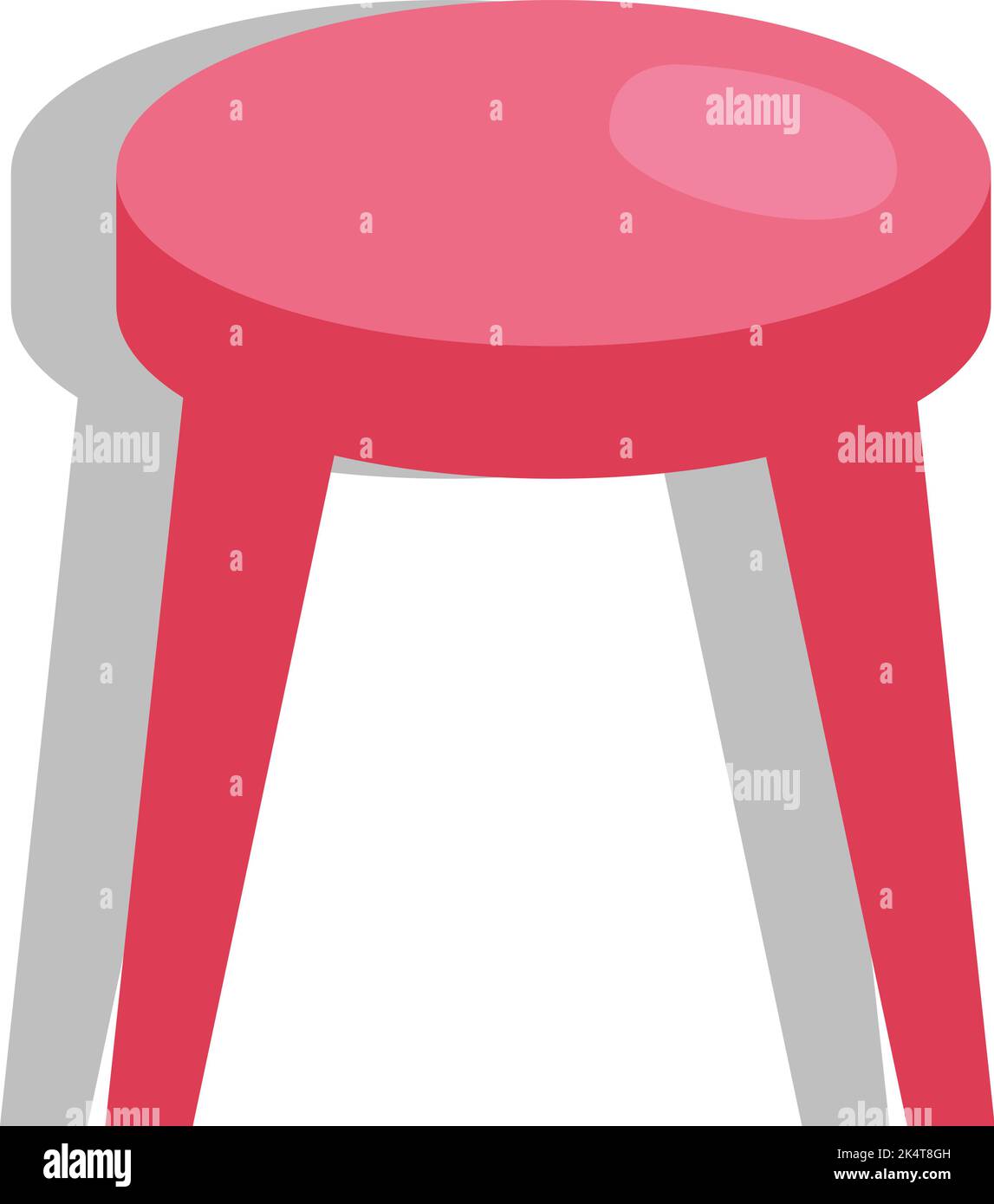 Pink stool Stock Vector Images - Alamy