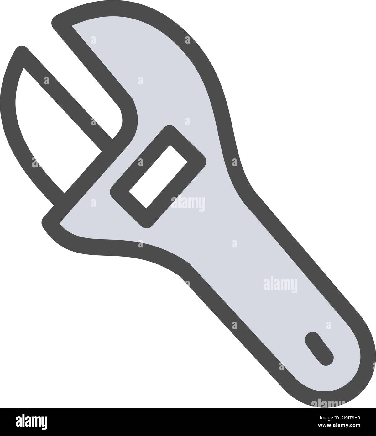 Wrench tool icon construction hi-res stock photography and images - Alamy