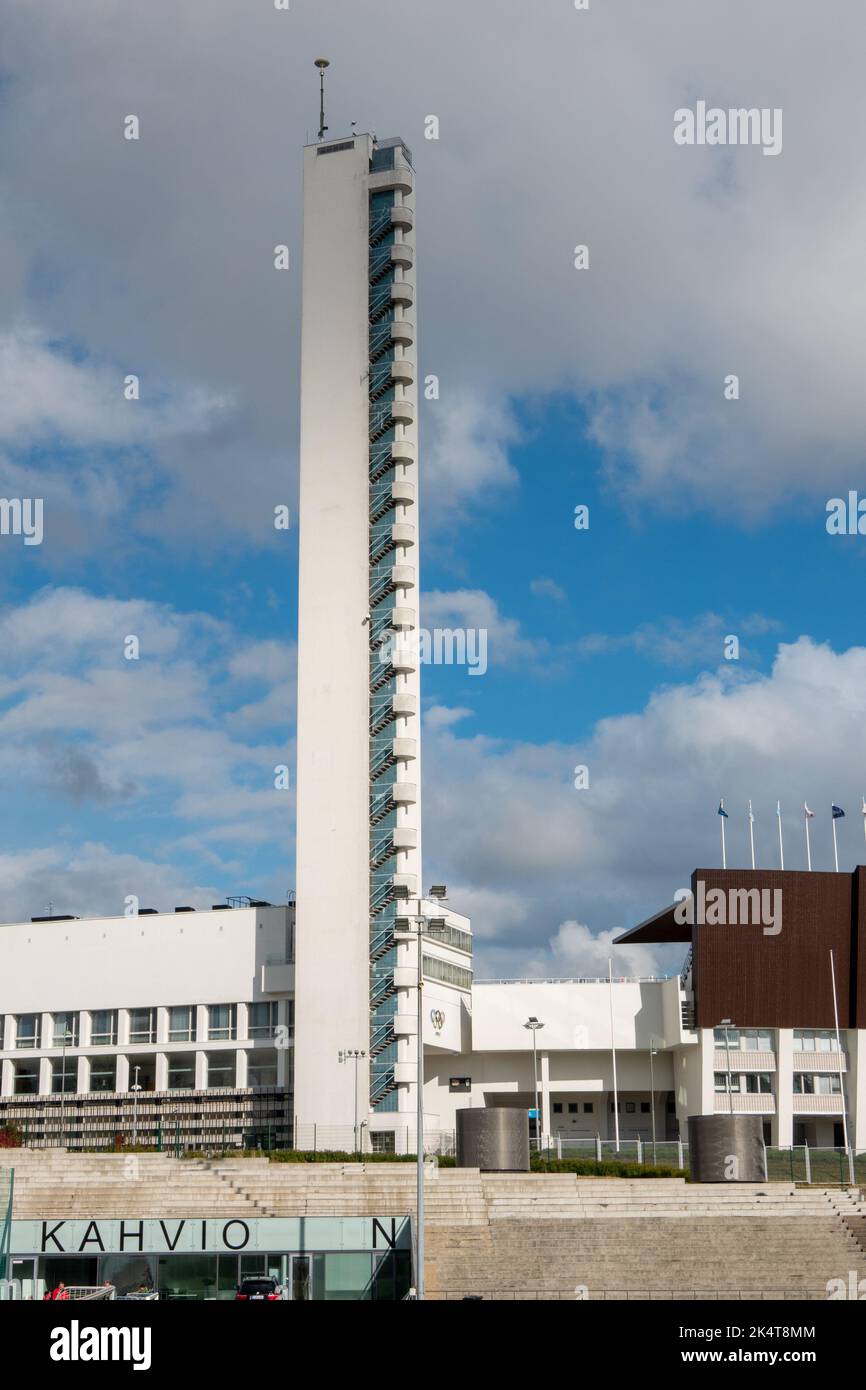 Helsinki Olympic Stadium Helsingin Olympiastadion Stock Photo - Alamy