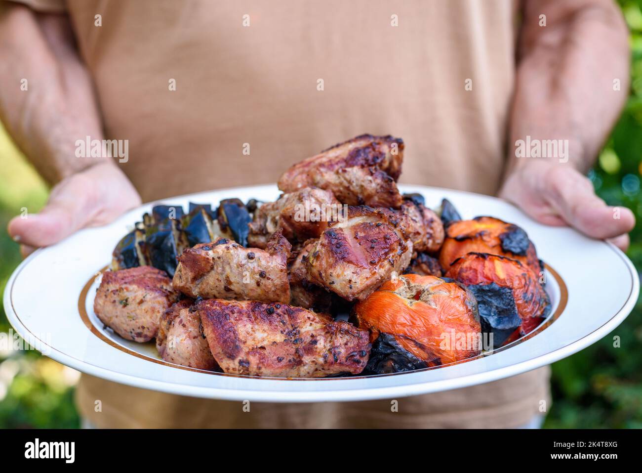 Big tasty roasted meat hi-res stock photography and images - Alamy