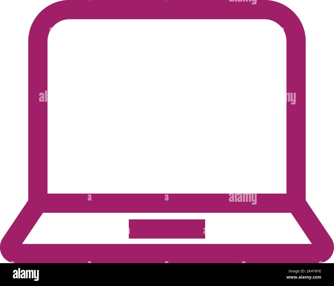 Woman notebook laptop on Stock Vector Images - Alamy