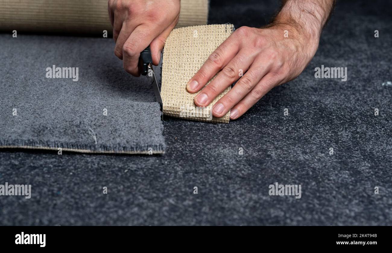 Cutting a carpet hi-res stock photography and images - Alamy