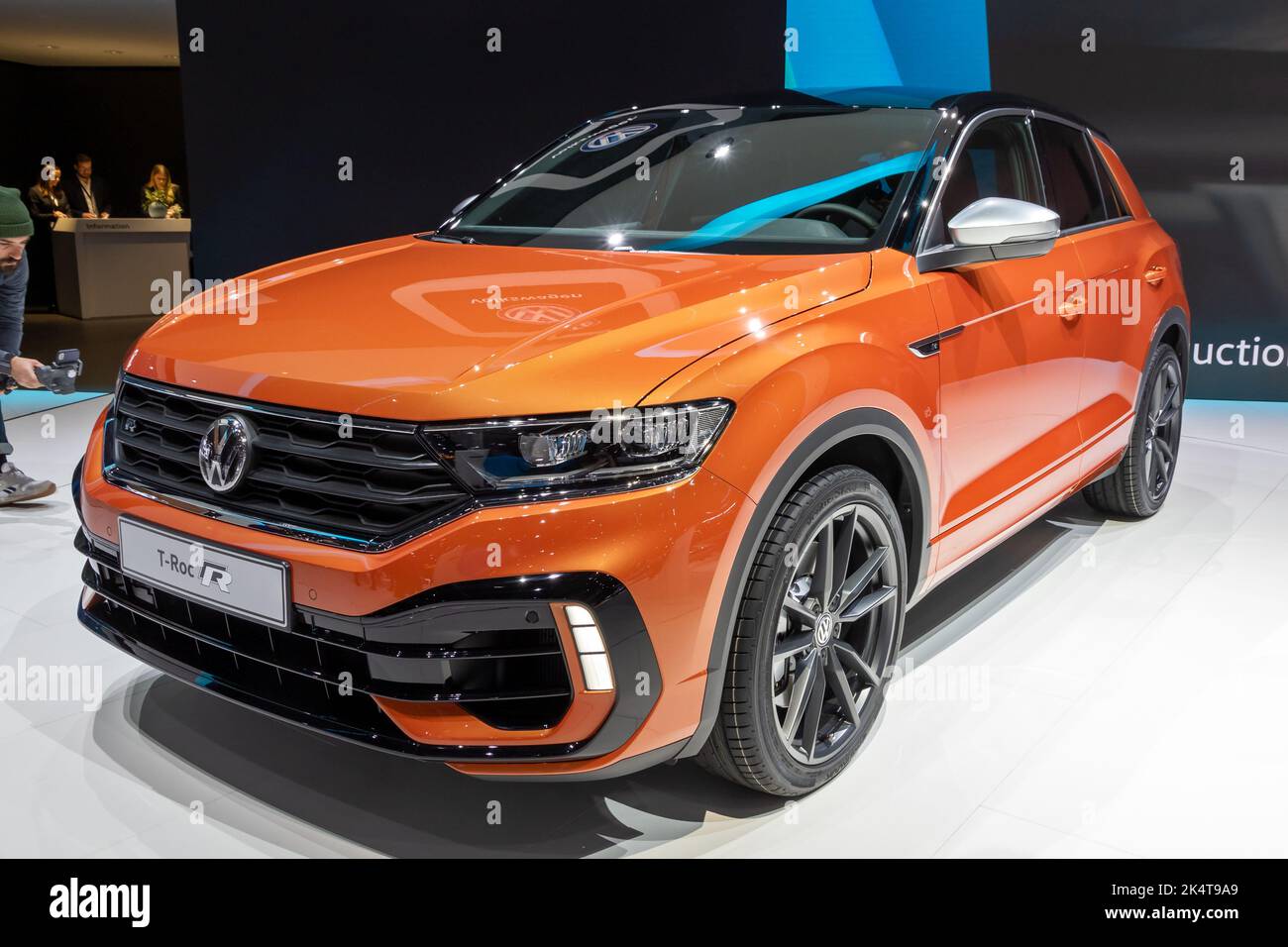 Volkswagen T-Roc R-Line car at the 89th Geneva International Motor Show ...