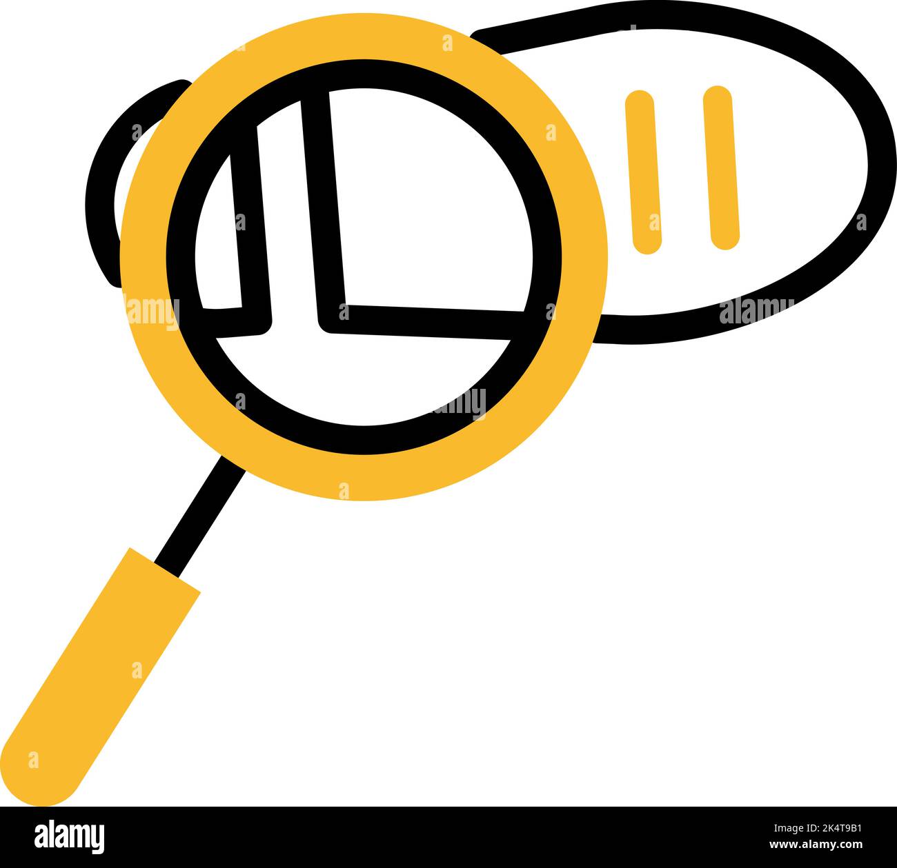 Detective film genre, illustration, vector on a white background Stock ...