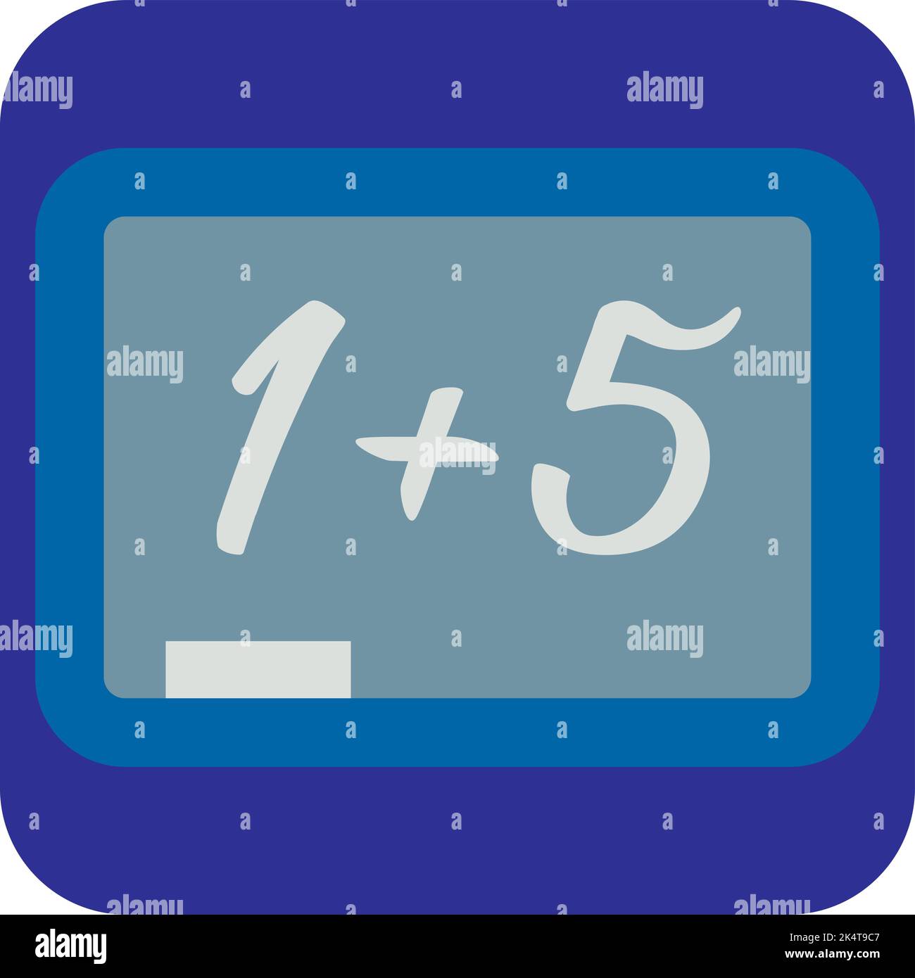 Math education, illustration, vector on a white background Stock Vector ...