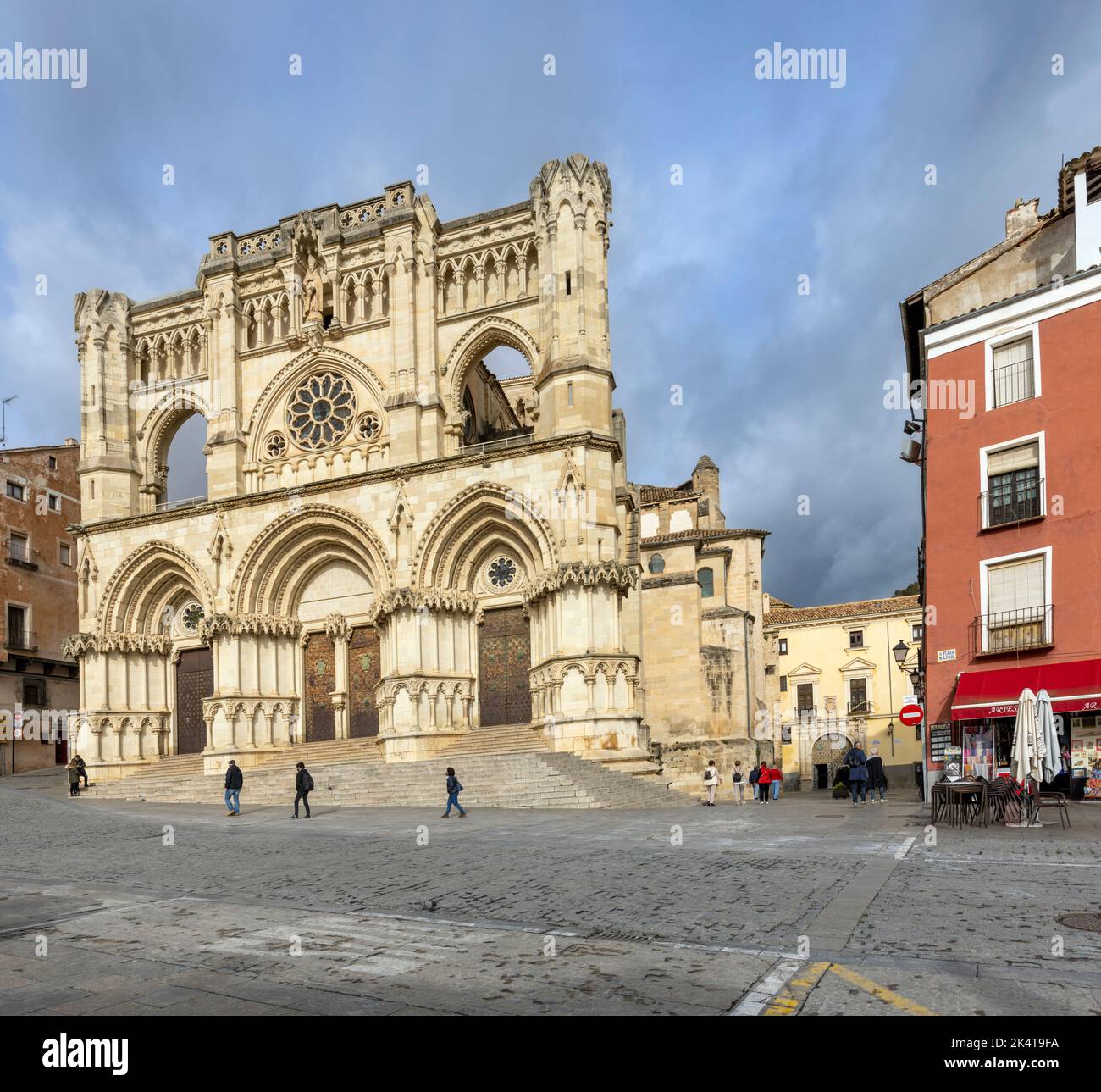 Cuenca, Cuenca Province, Castile-La Mancha, Spain. Cuenca Cathedral ...