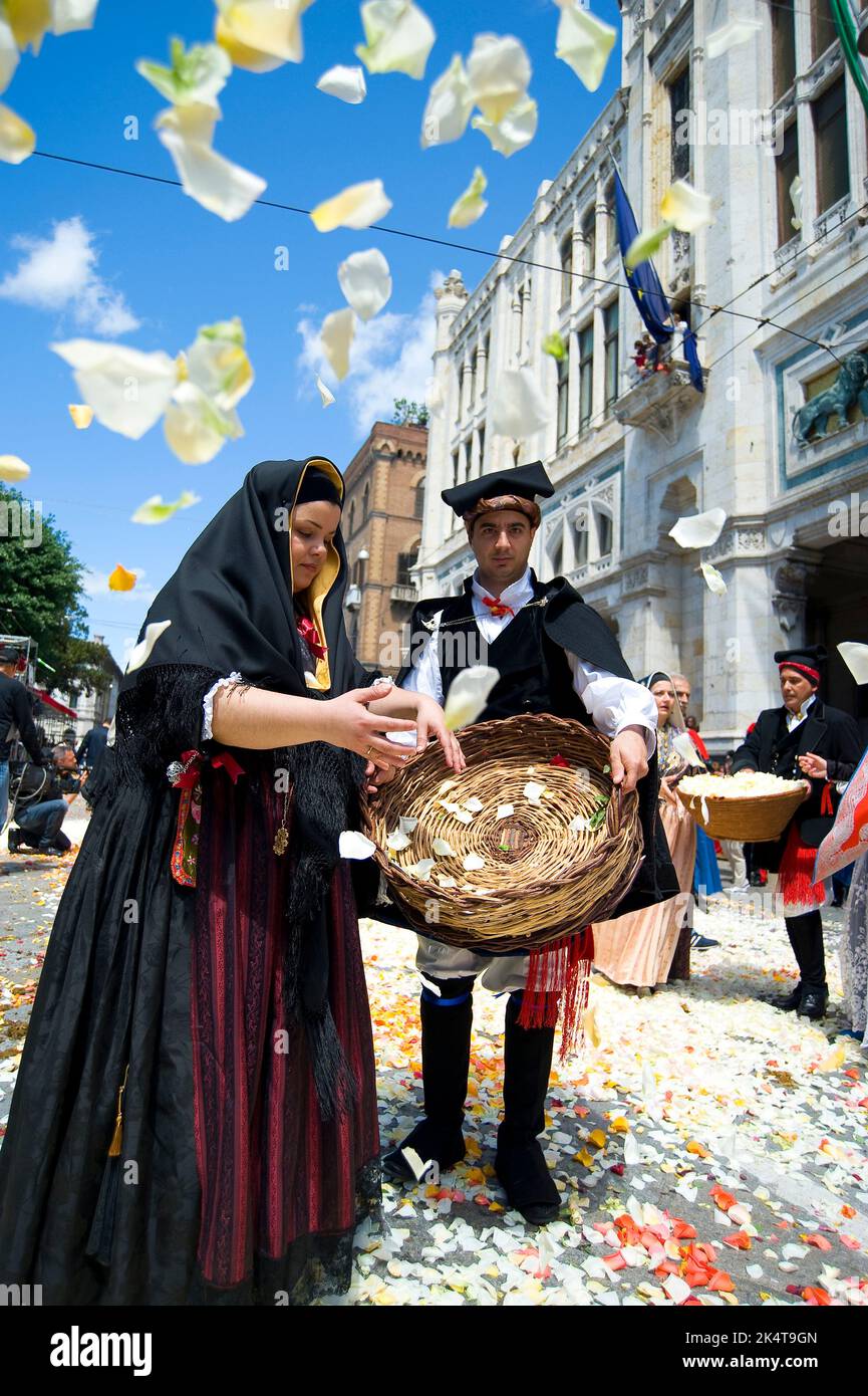 Cagliari, Ramadura, Sant'Efisio traditional event, the most important ...