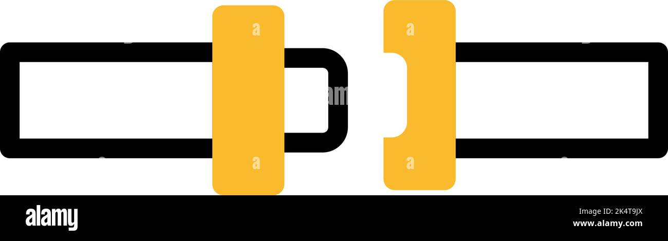 Airplane seat buckle Cut Out Stock Images & Pictures - Alamy