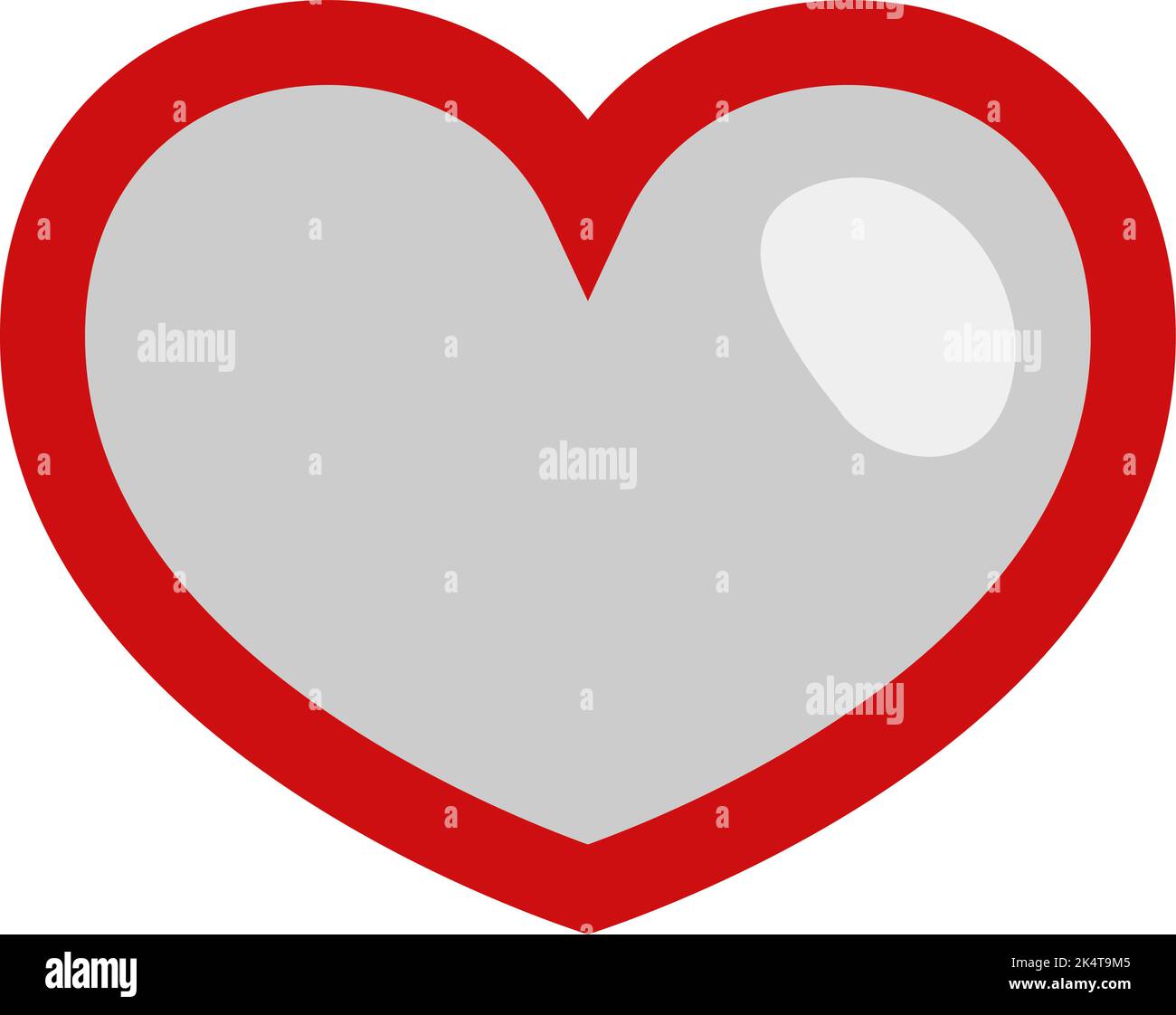 Healthy heart, illustration, vector on a white background Stock Vector ...