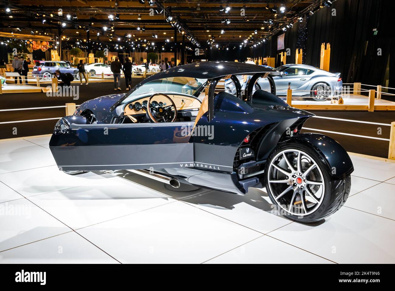 Vanderhall Carmel three-wheeled roadster at the Autosalon 2020 Motor ...
