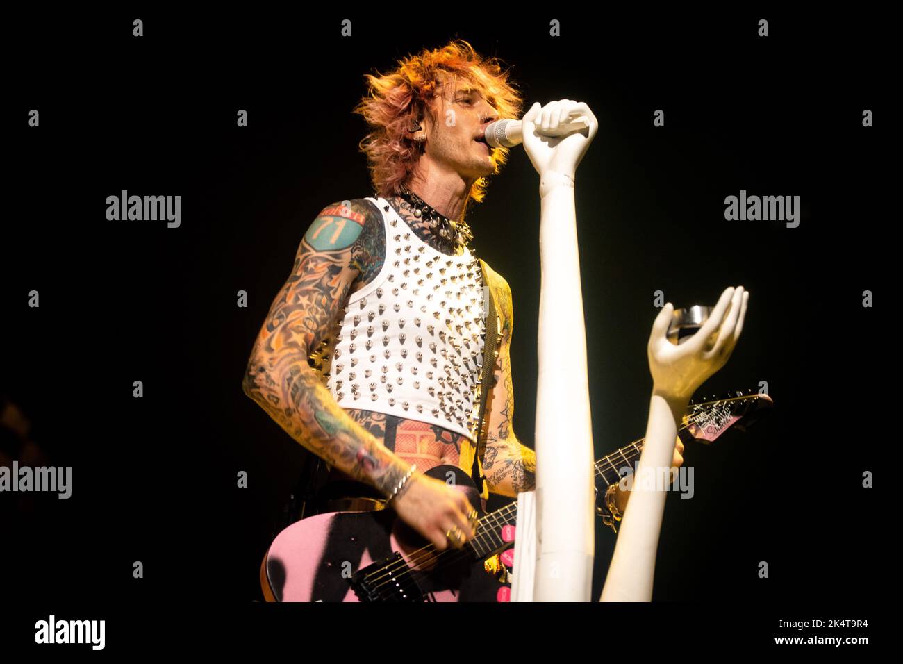 London, UK - October 1st, 2022: Machine Gun Kelly performs live at the ...