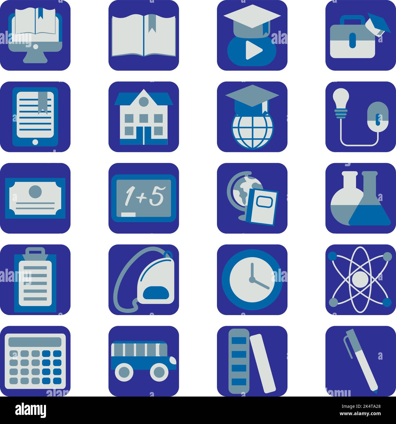 Education university, illustration, vector on a white background Stock ...