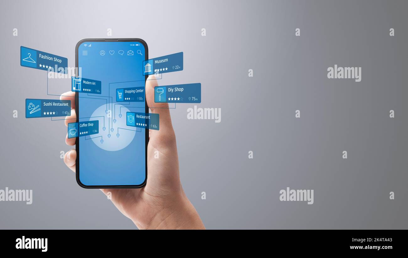 Augmented reality navigation hi-res stock photography and images - Alamy