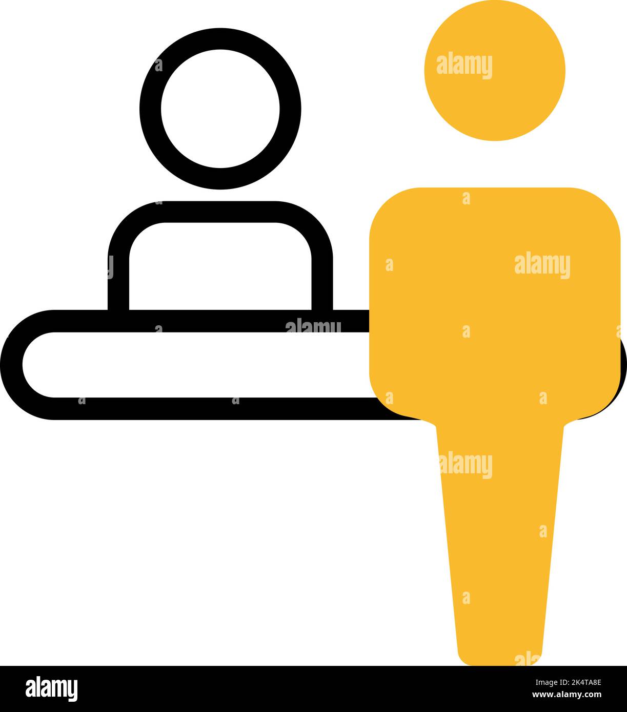 Check in flight, illustration, vector on a white background Stock ...