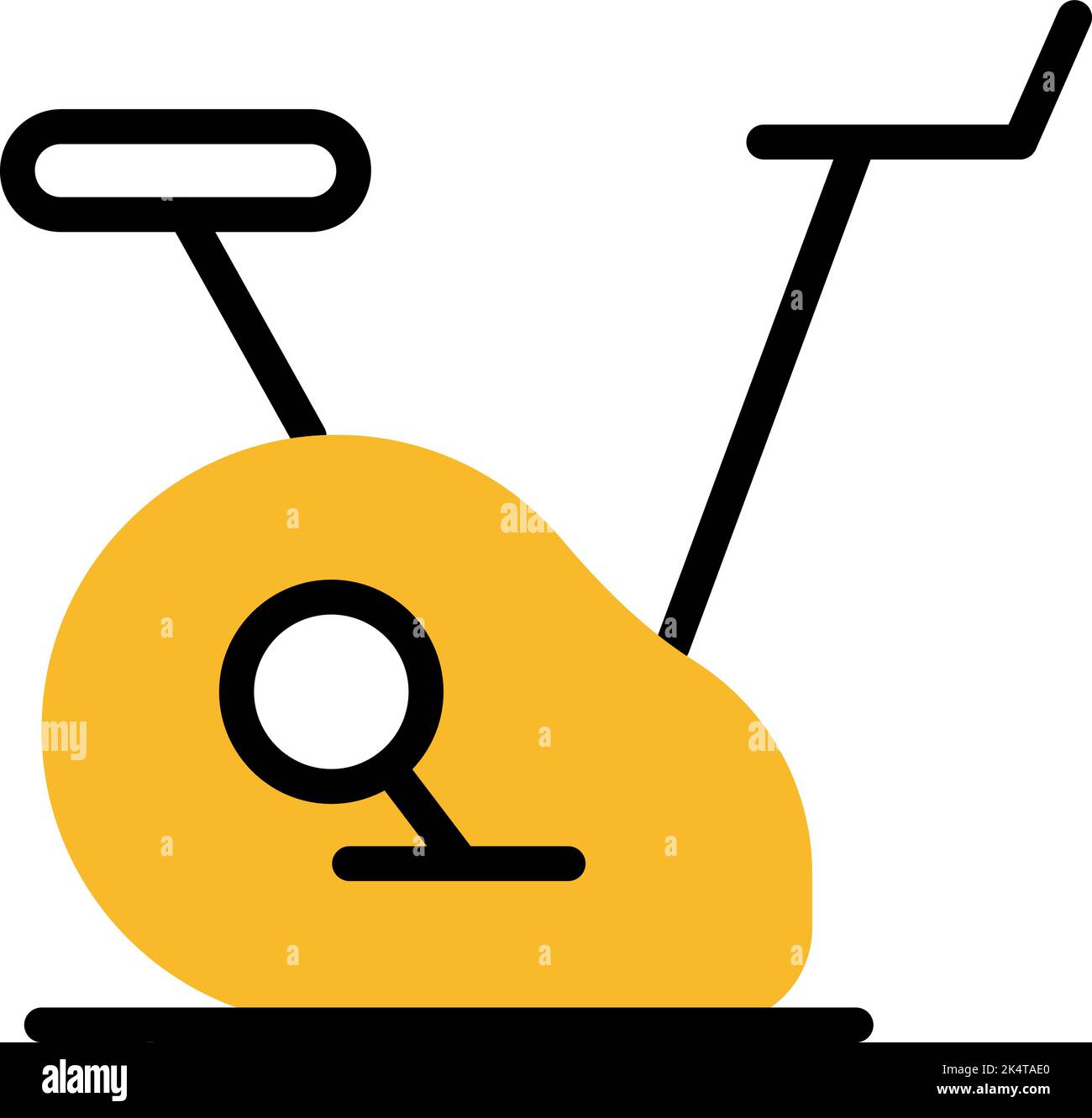 Stationary bike Stock Vector Images - Alamy