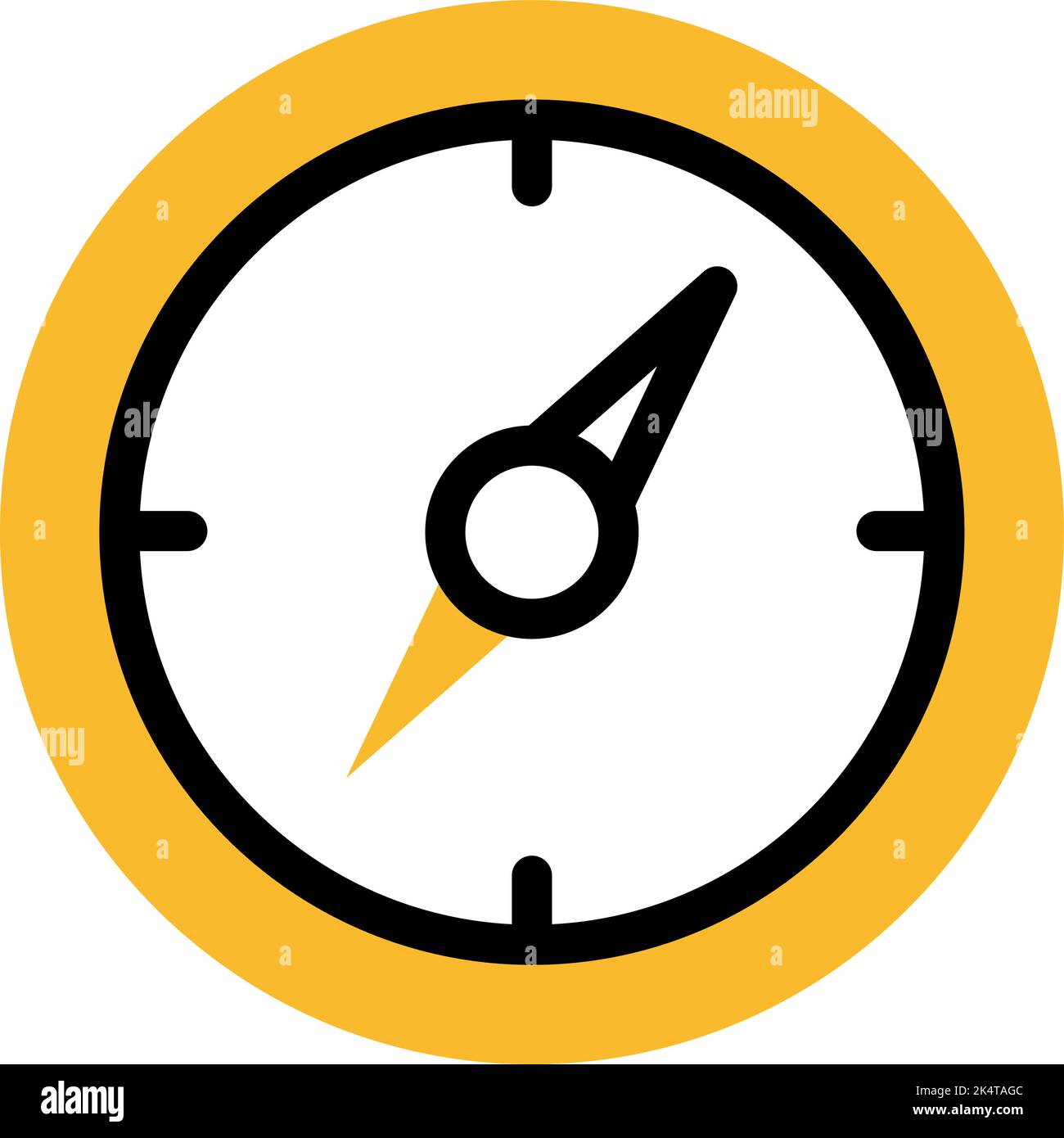 Flight compass, illustration, vector on a white background Stock Vector ...