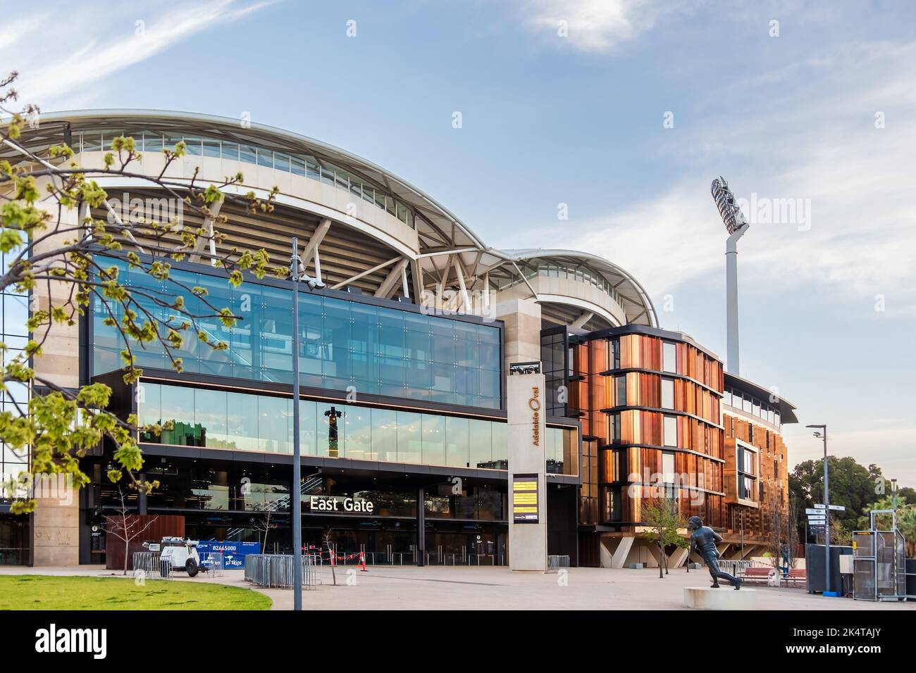Adelaide, Australia - September 7, 2020: Adelaide Oval with newly built ...