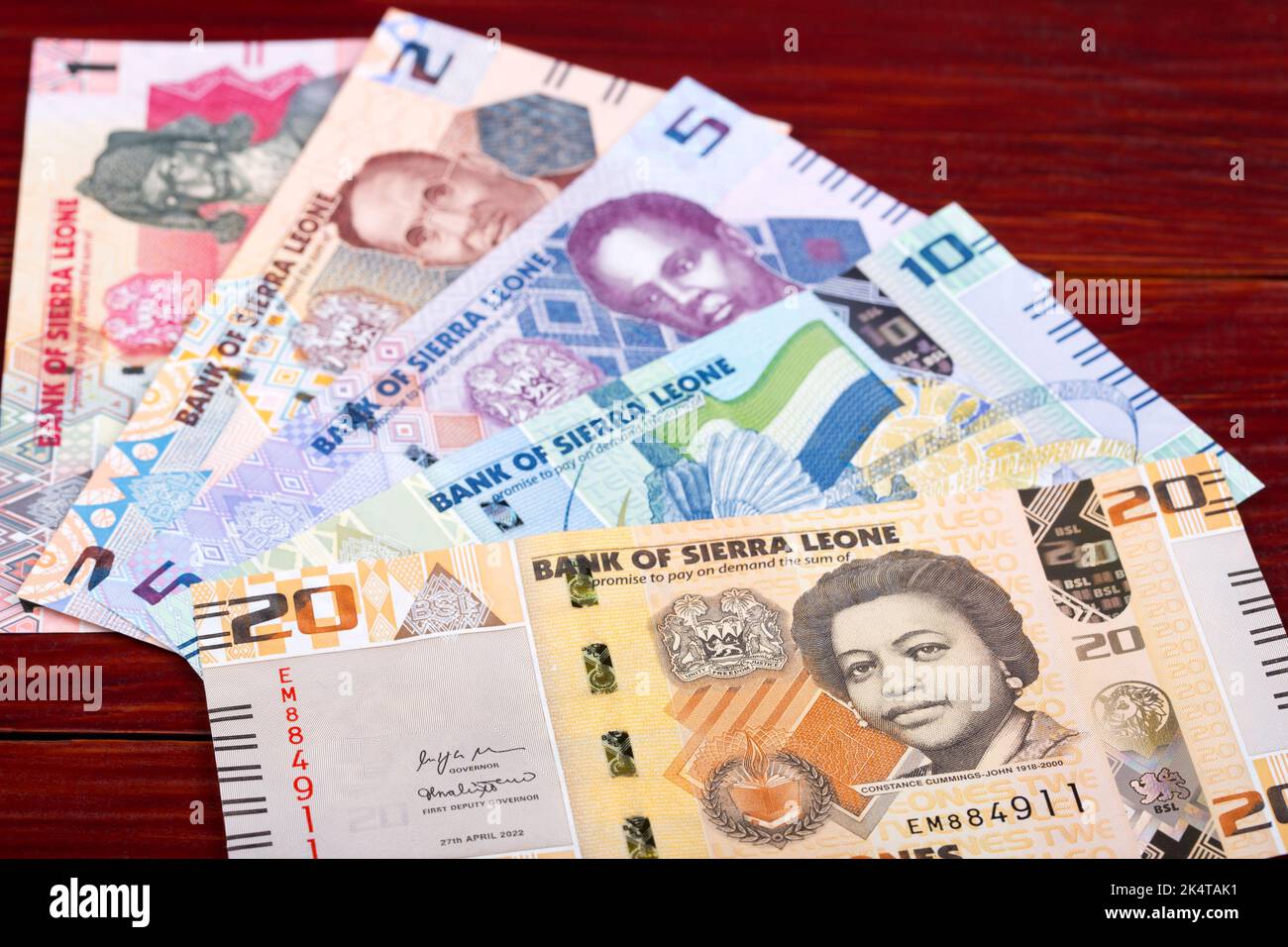 Sierra Leonean money - Leones - a business background from new series ...