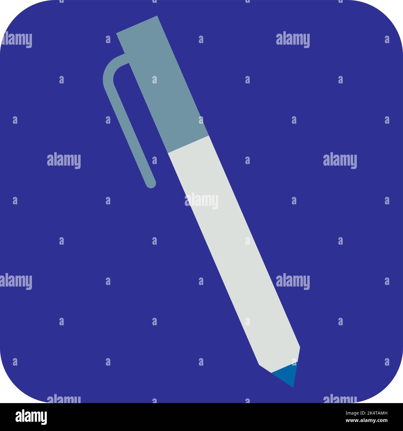 Fountain pen vector isolated on white background fountain pen ...