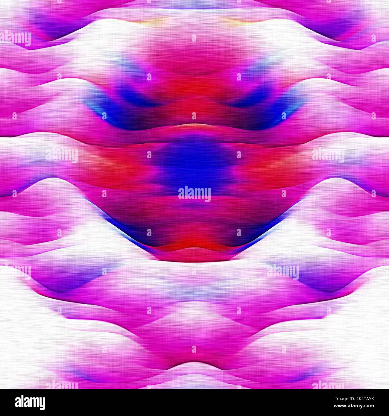 Retro tie dye bright pattern. Playful vintage pink shibori wallpaper ...