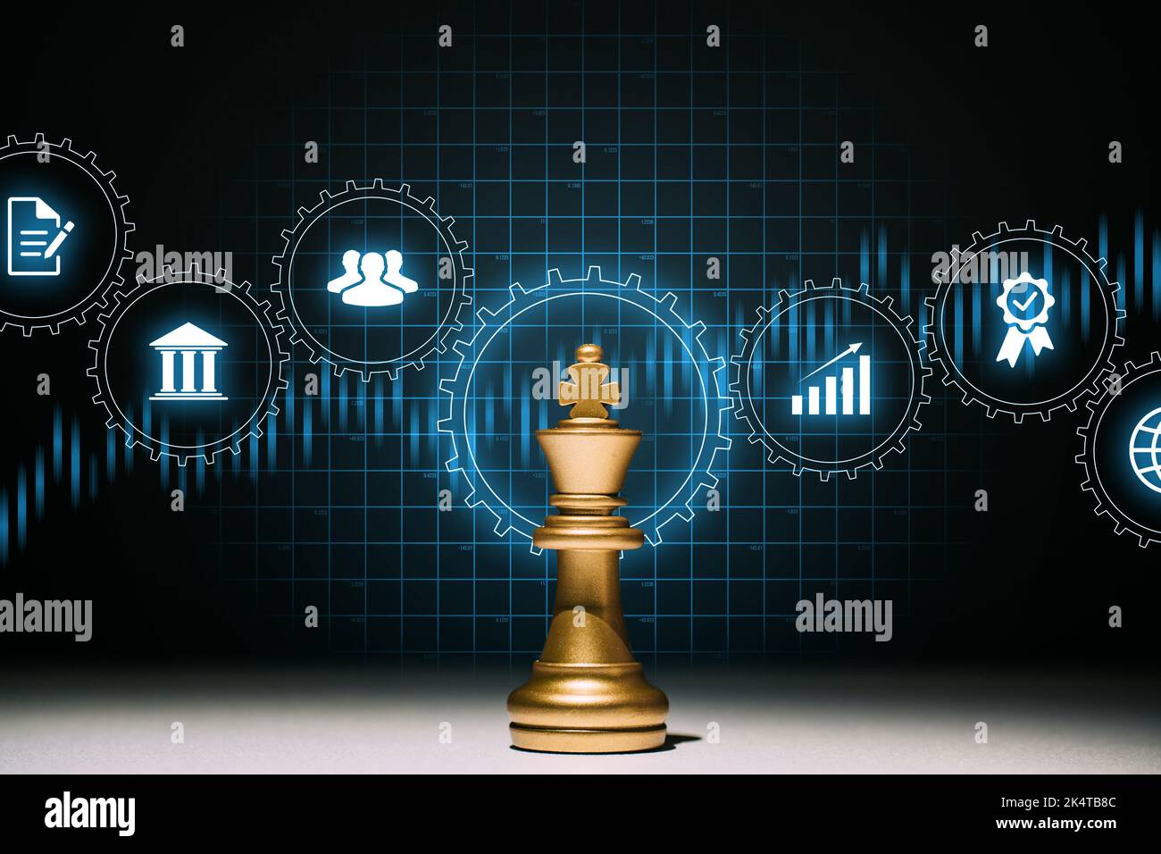 The concept of the head CEO of an organization or a company. Business ...