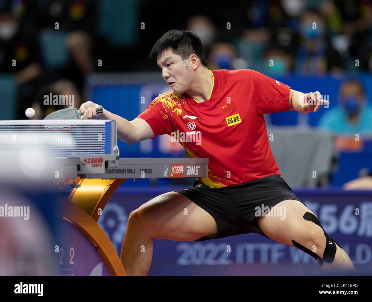 CHENGDU, CHINA - OCTOBER 4, 2022 - Fan Zhendong of the China competes ...