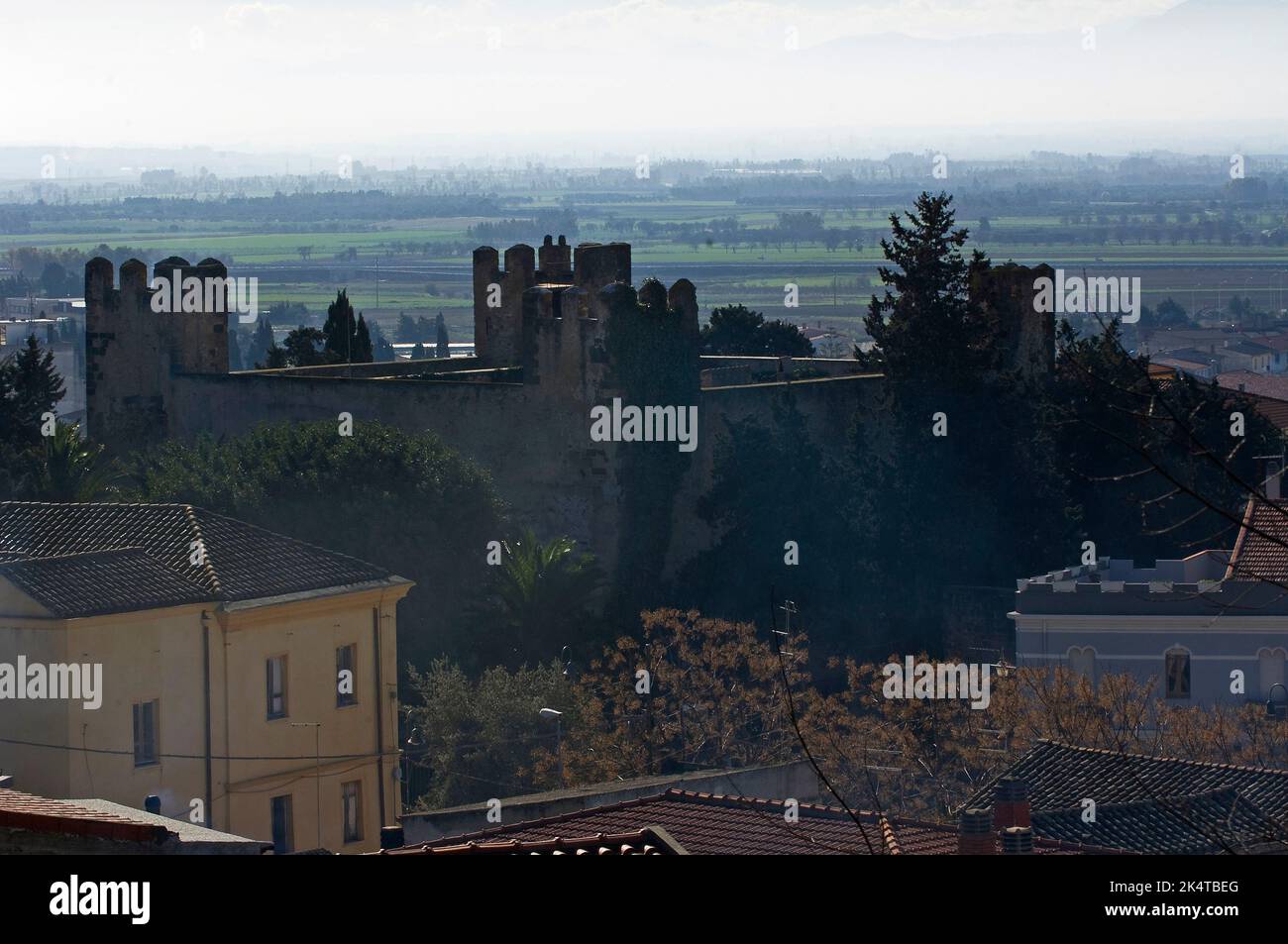 Sanluri Castle, Medio Campidano, Sardinia, Italy Stock Photo - Alamy