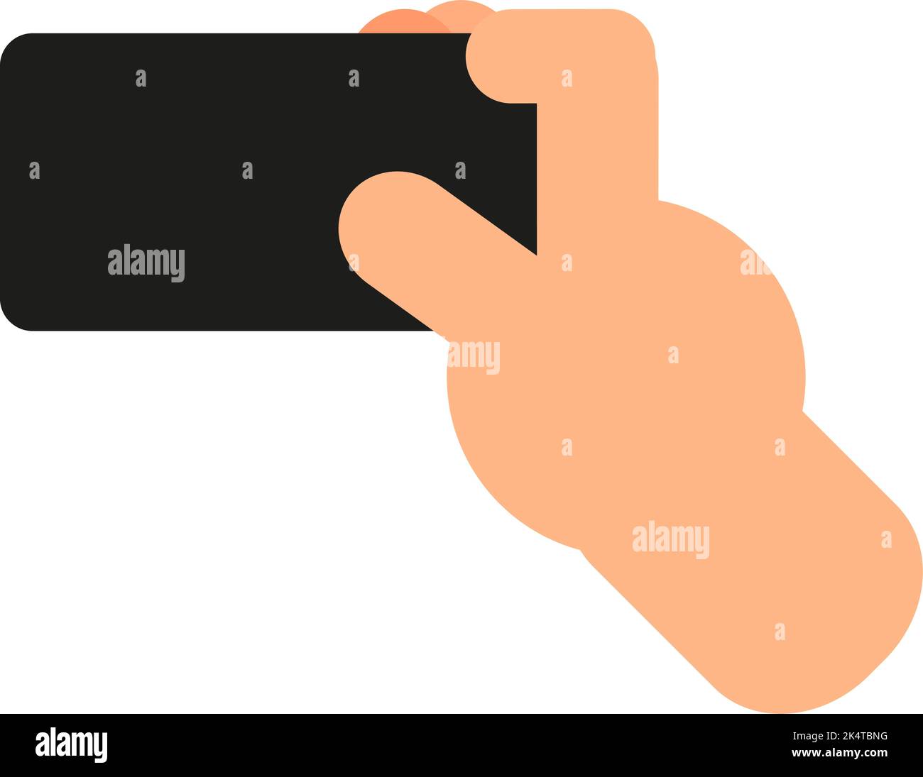 Hand with a smartphone on background Stock Vector Images - Alamy