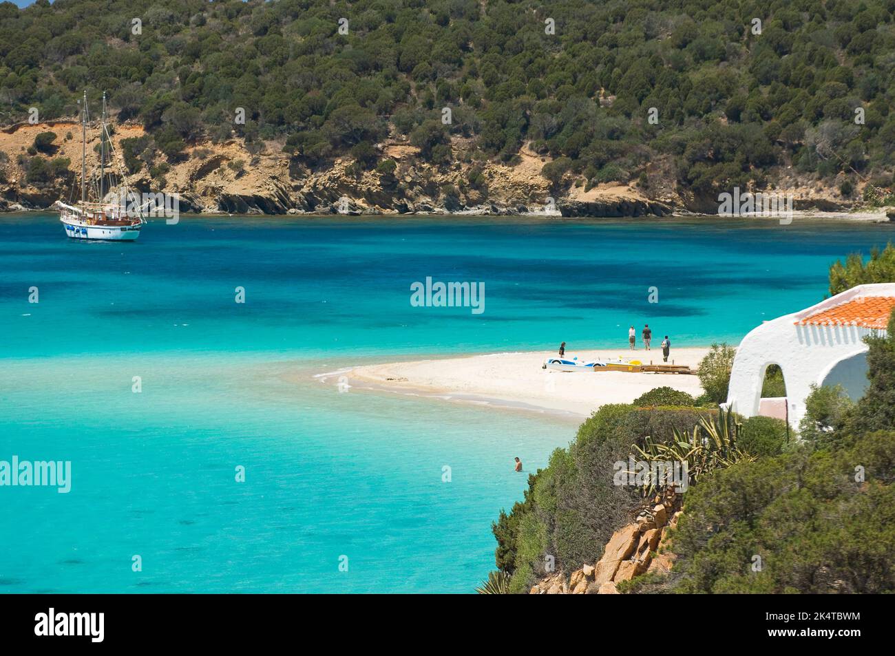Tuerredda beach, Teulada, Sardinia, Italy, Europe Stock Photo - Alamy