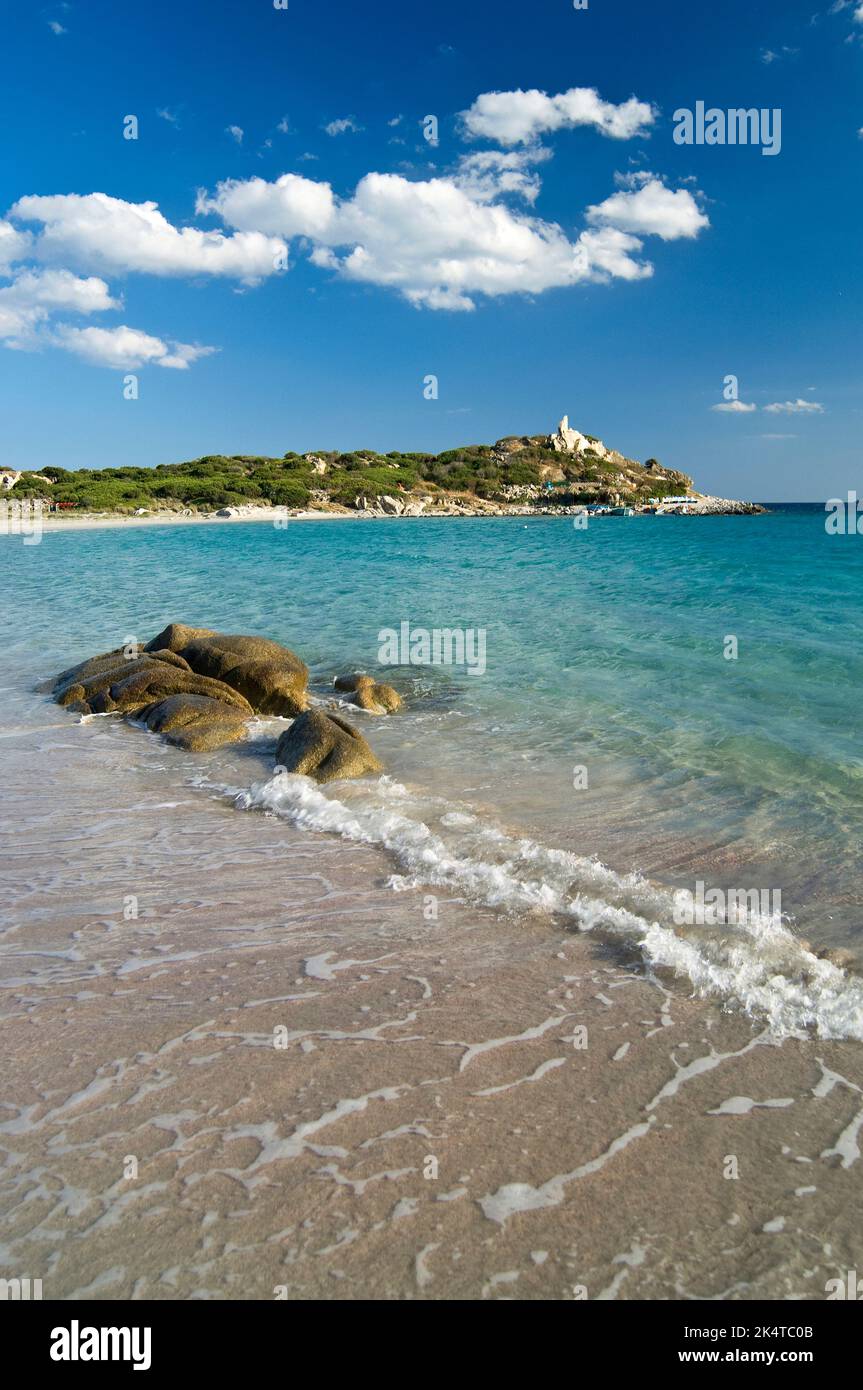 Punta Molentis cape, Villasimius, Sardinia, Italy, Europe Stock Photo ...