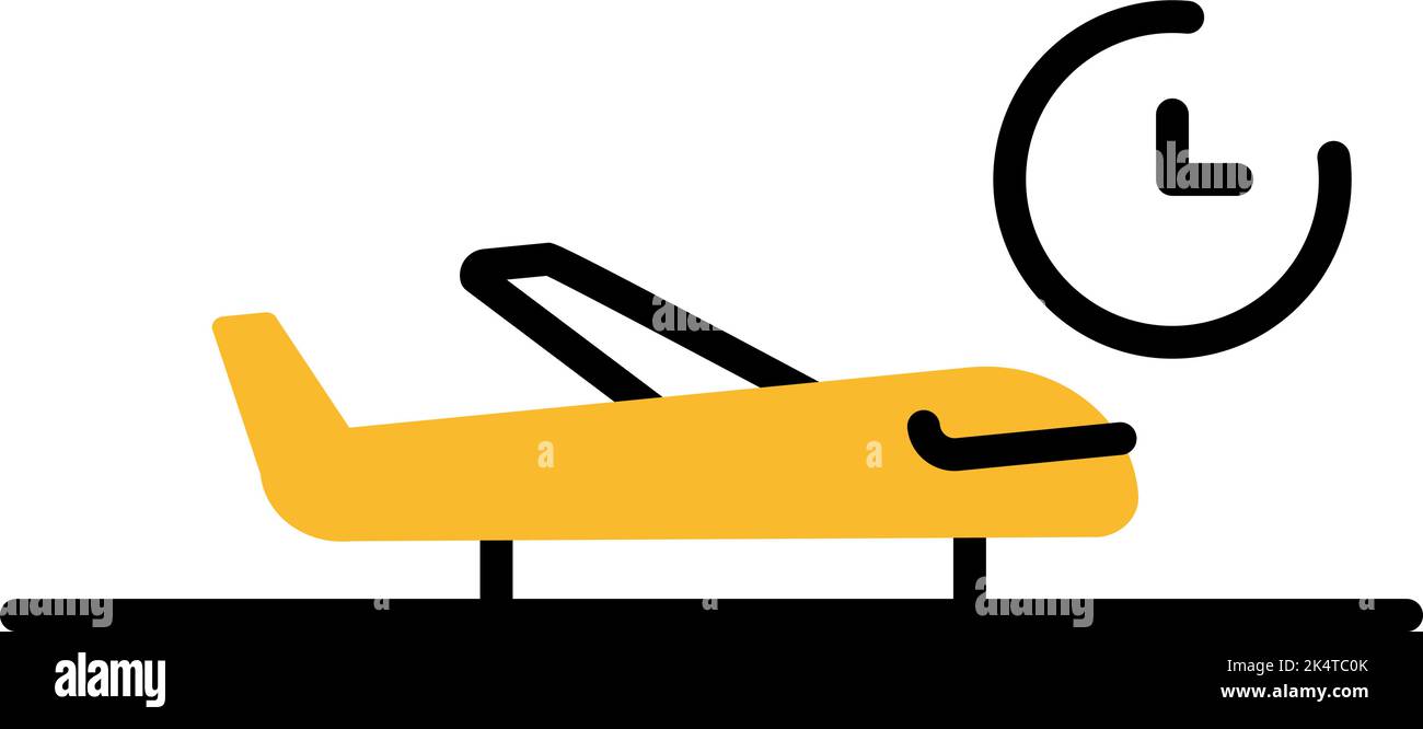 Flight delay, illustration, vector on a white background Stock Vector ...
