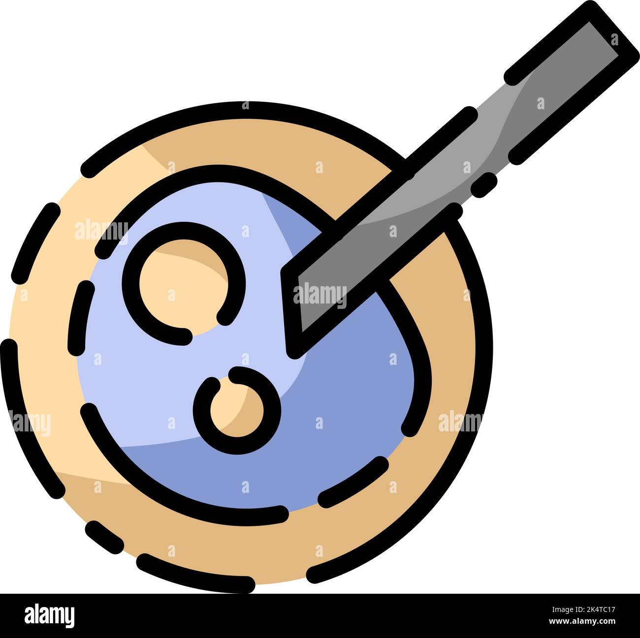 Female IVF, illustration, vector on a white background Stock Vector ...