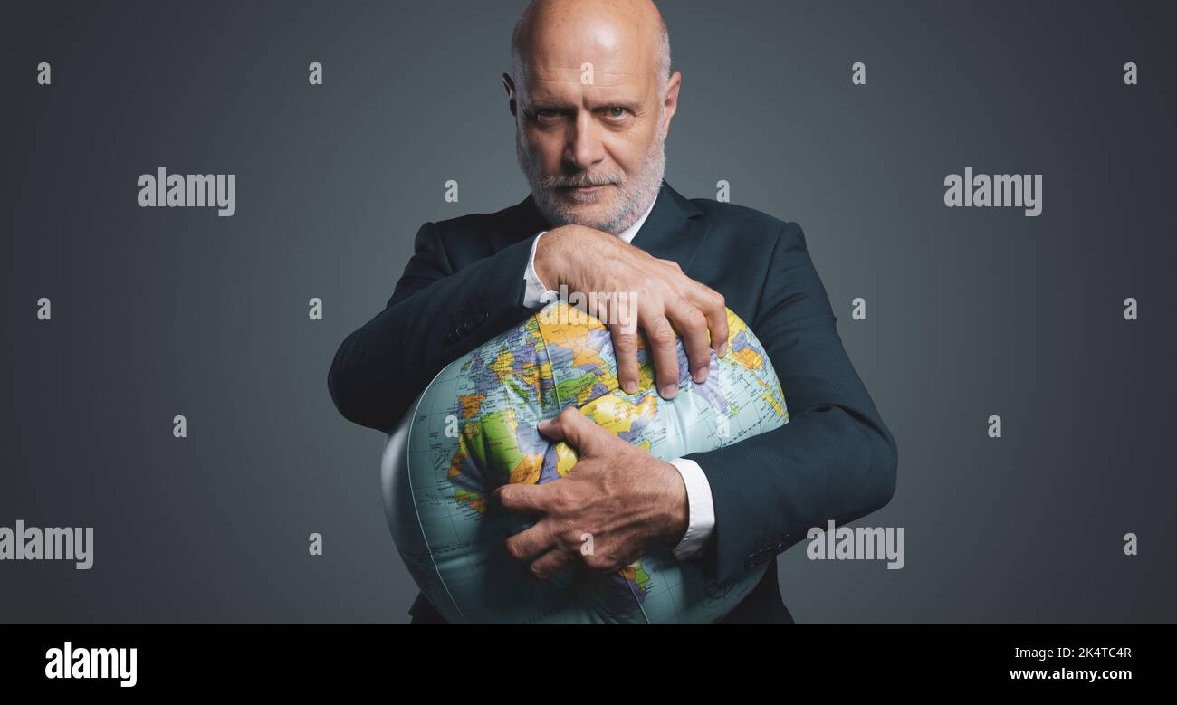 Squeezing earth hi-res stock photography and images - Alamy