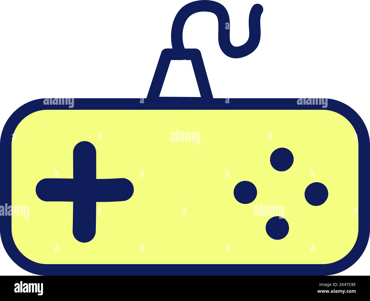 Retro game controller illustration hi-res stock photography and images ...