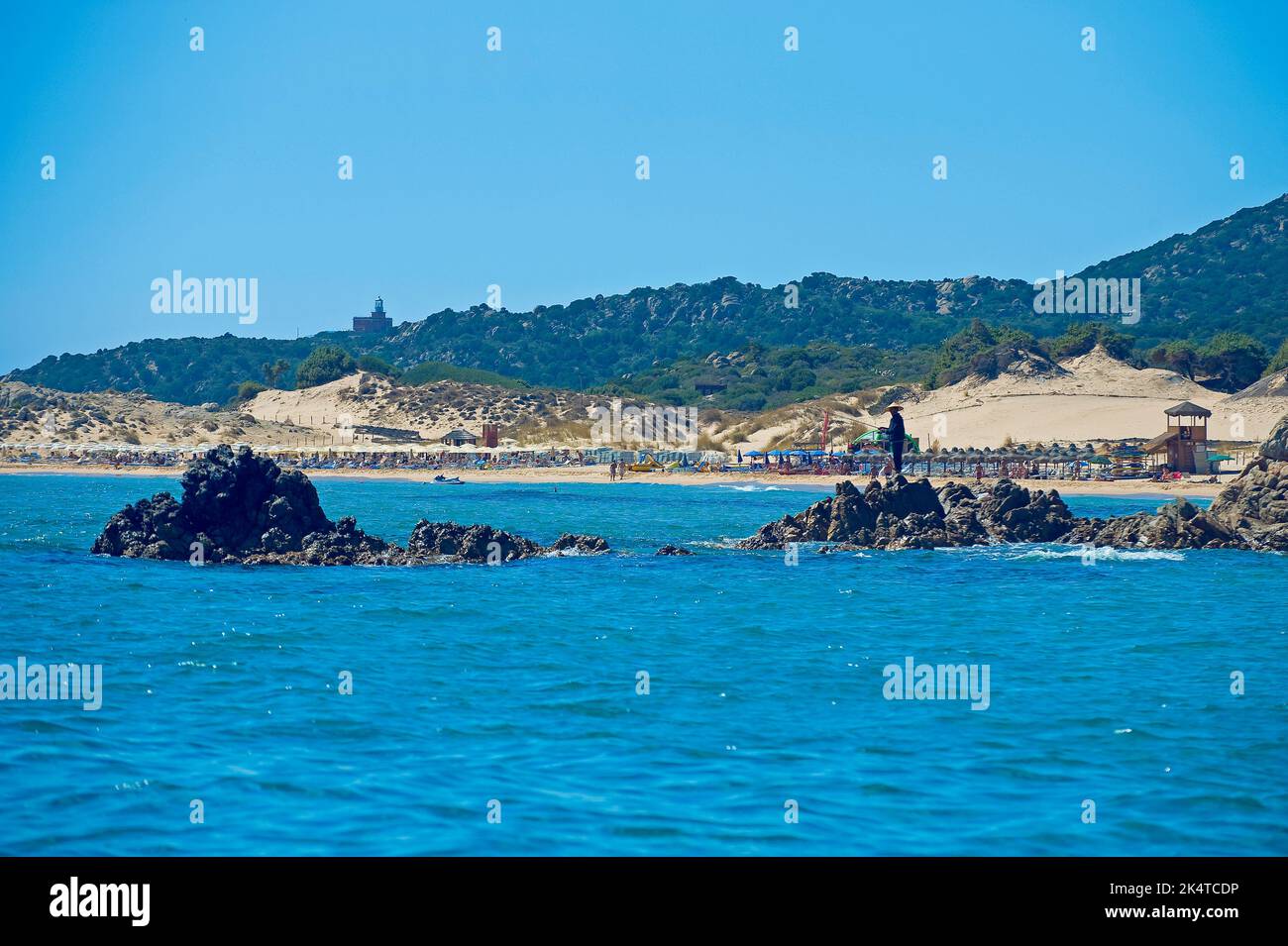Campana Beach, Chia, Domus de Maria, Sardinia, Italy Stock Photo - Alamy