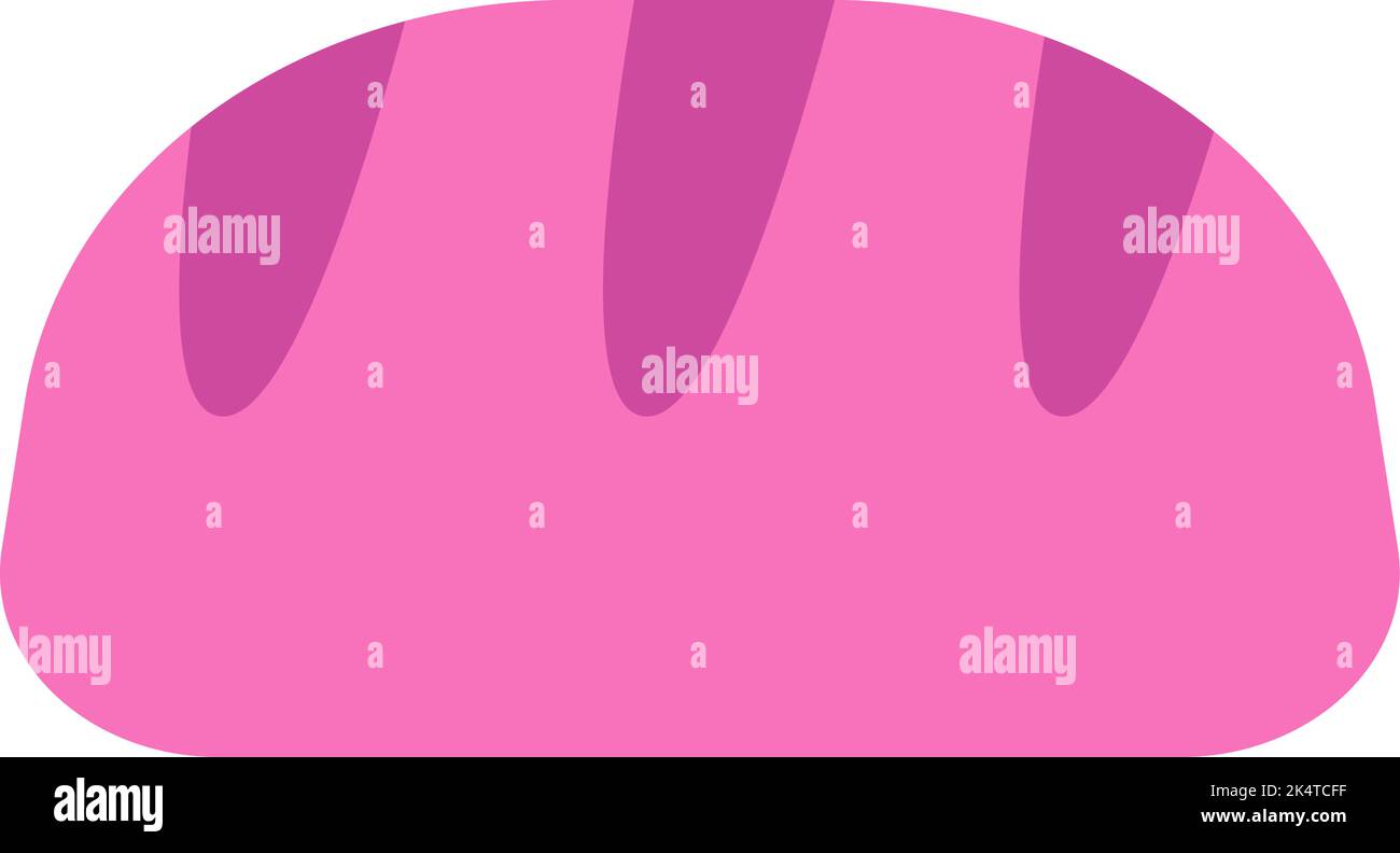 Round bread white background Stock Vector Images - Alamy