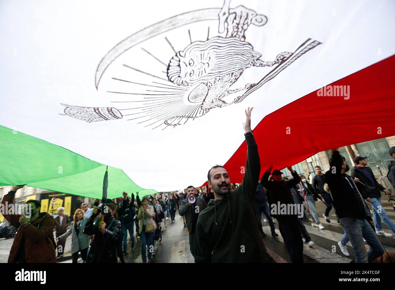 Pre revolution iranian flag hi-res stock photography and images - Alamy