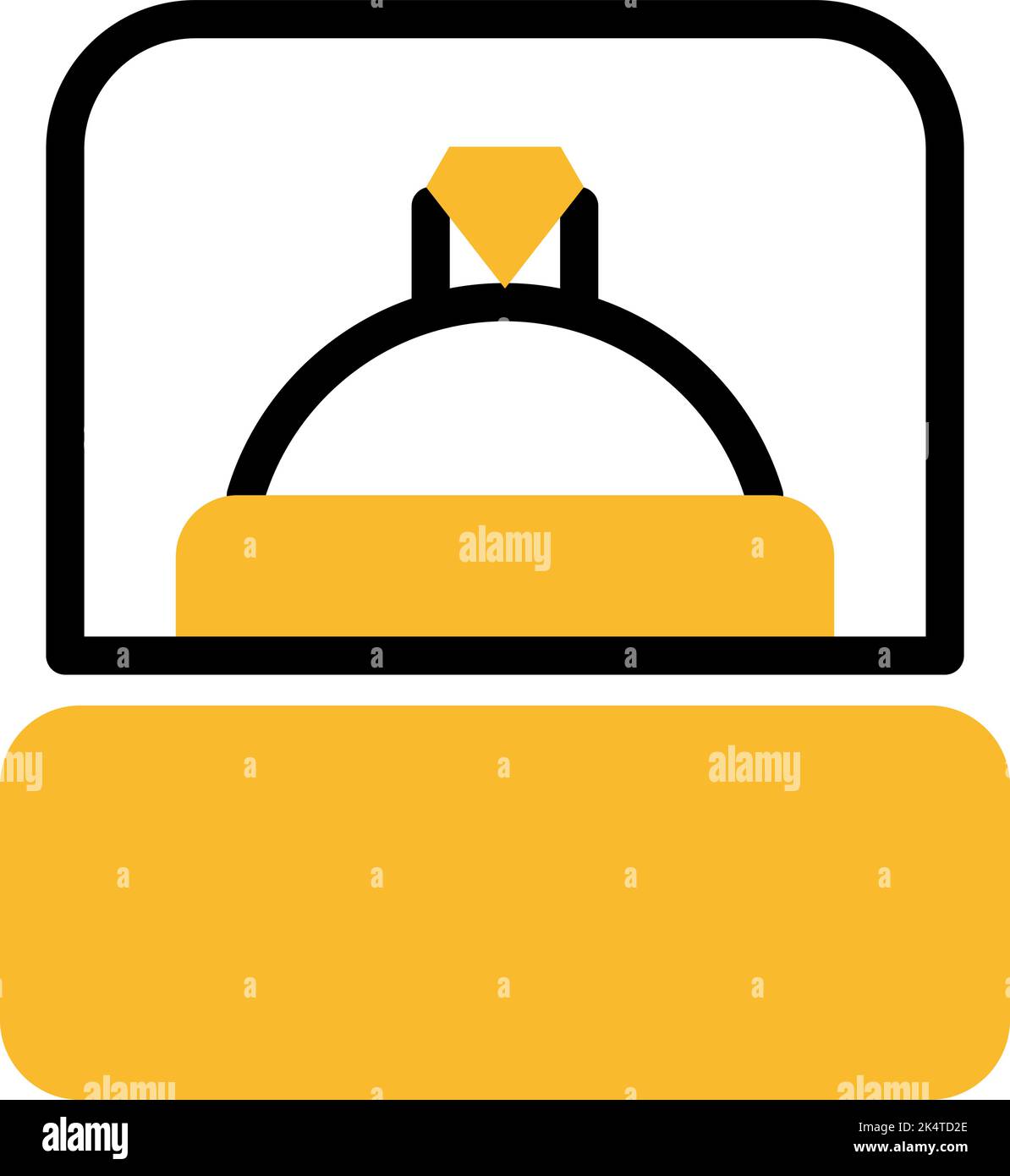 Marriage ring, illustration, vector on a white background Stock Vector ...