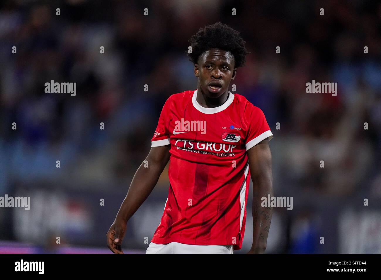 EINDHOVEN, NETHERLANDS - AUGUST 26: Ernest Poku of AZ U23 looks on ...